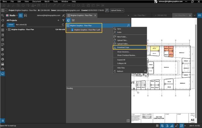 How to Back up Your Bluebeam Studio Data in Bluebeam Revu 21 | Brighter Graphics
